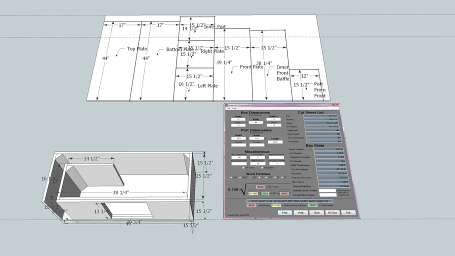 Kicker L7 15 @ 33.10hz 5.91cf | 3D Warehouse