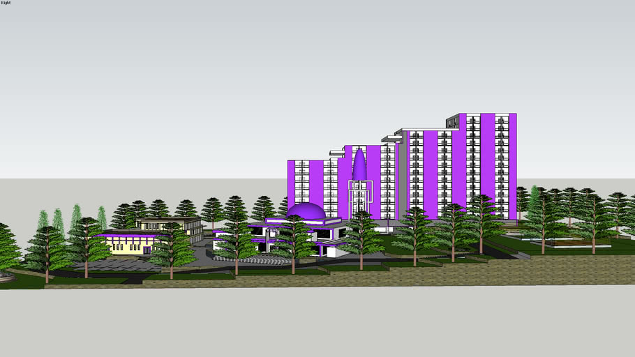 mix use building | 3D Warehouse