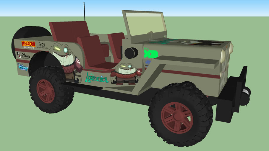 Amphibia Captain Grime Car | 3D Warehouse