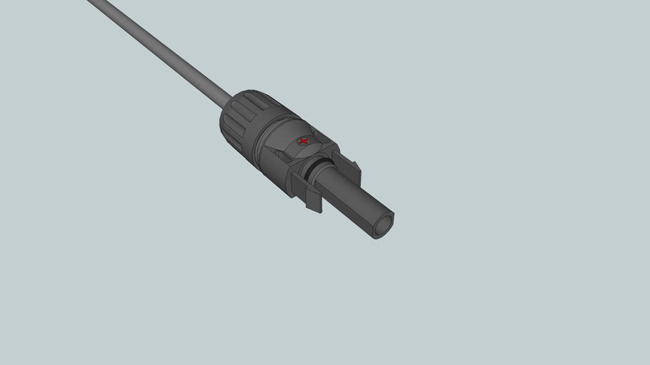 Connector MC4 Plus | 3D Warehouse