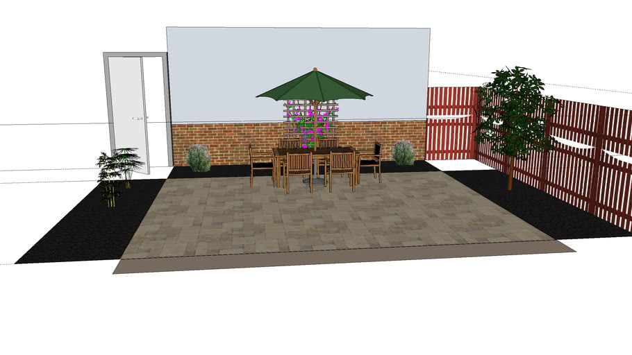 Back Yard Patio | 3D Warehouse