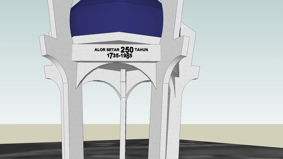 250th Alor Setar Aniversary Monument | 3D Warehouse