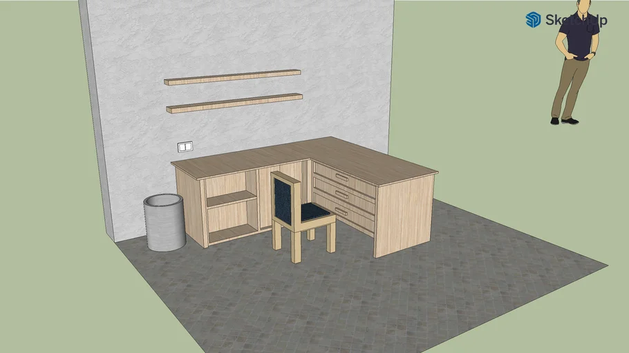 STUDY TABLE | 3D Warehouse