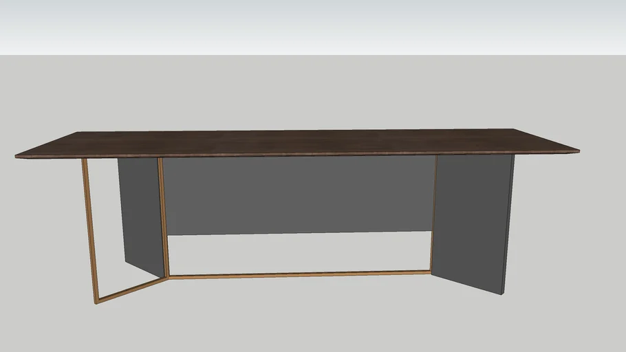 Director Table Modern | 3D Warehouse