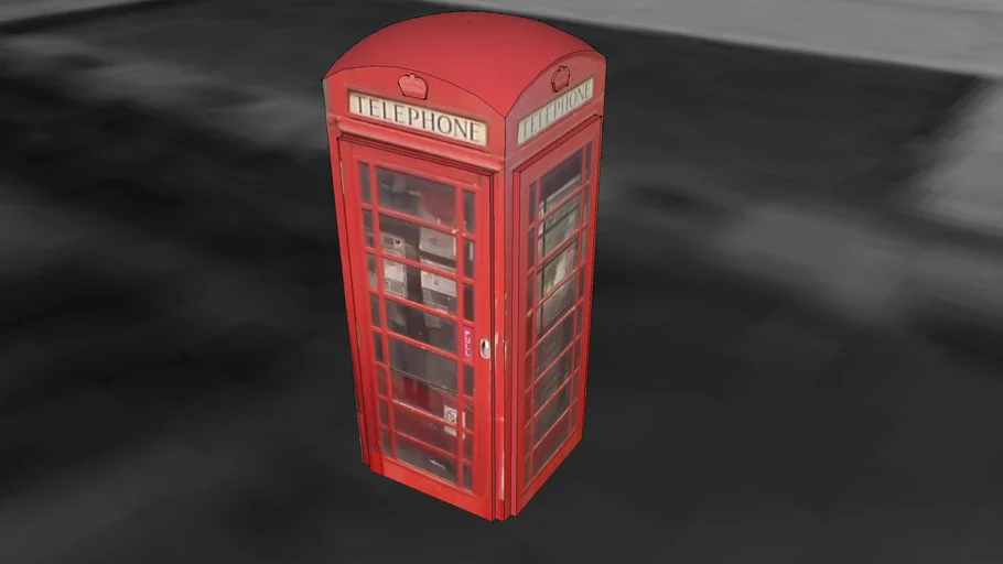 Telephone box #1, Dursley | 3D Warehouse