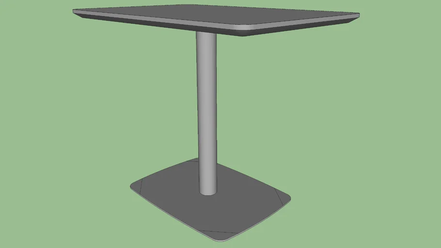 30' High, 24'x36', Rectangular Onesima Table, Laminate Overlay with ...