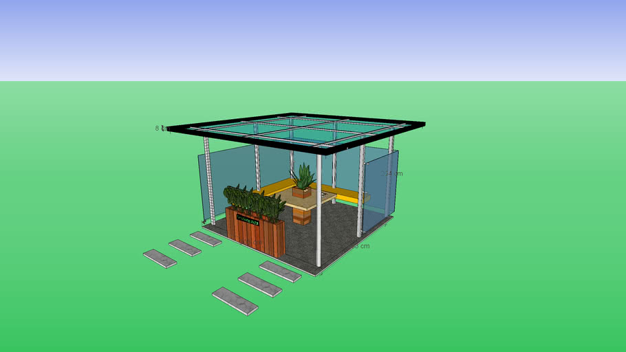 Smoking area | 3D Warehouse