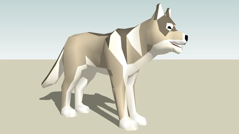 Gray Wolf - for 3D printing | 3D Warehouse