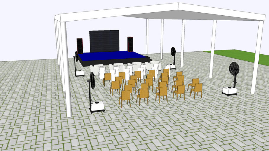 Layout Bekasi Movie Cloud Festival 2021 | 3D Warehouse
