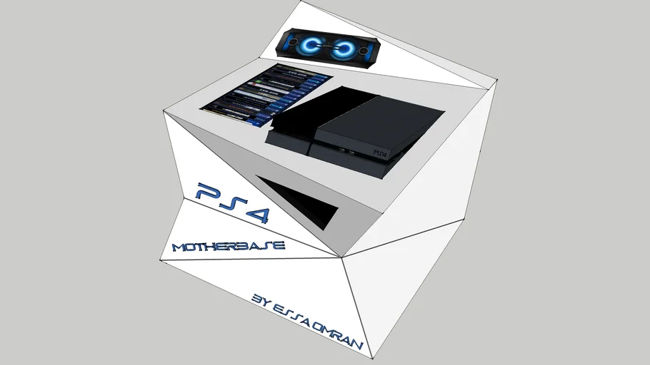 PS4 Mother-base - The gaming station | 3D Warehouse
