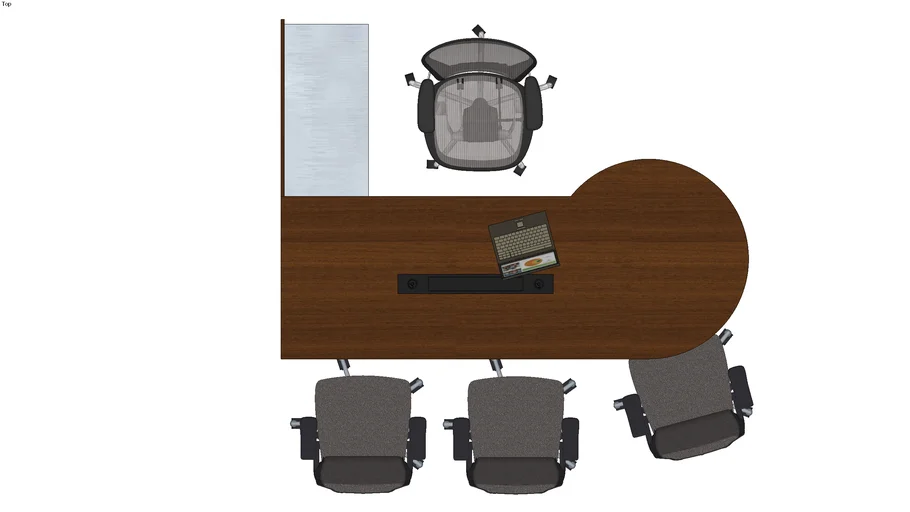 Manager Table. | 3D Warehouse