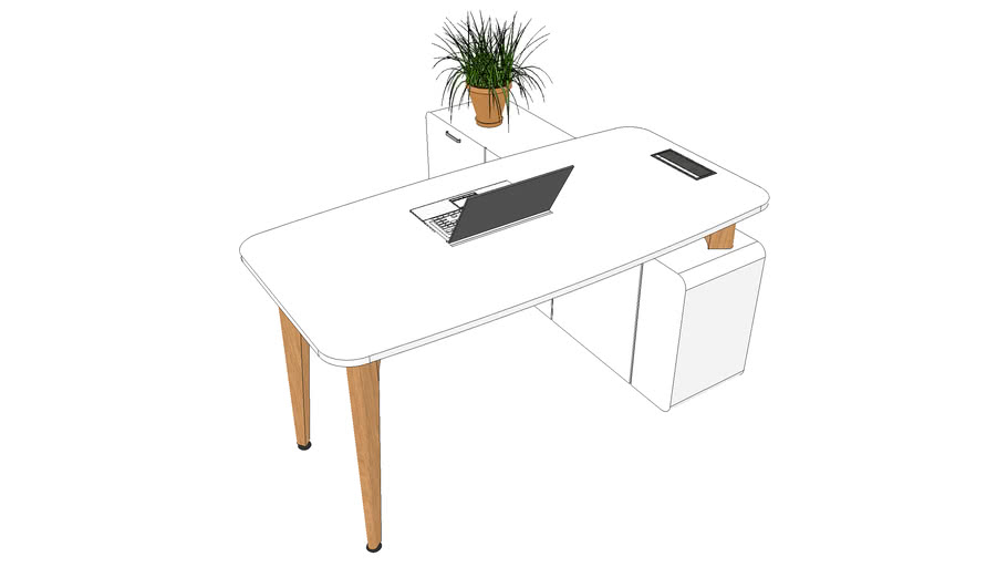 Executive Desk | 3D Warehouse