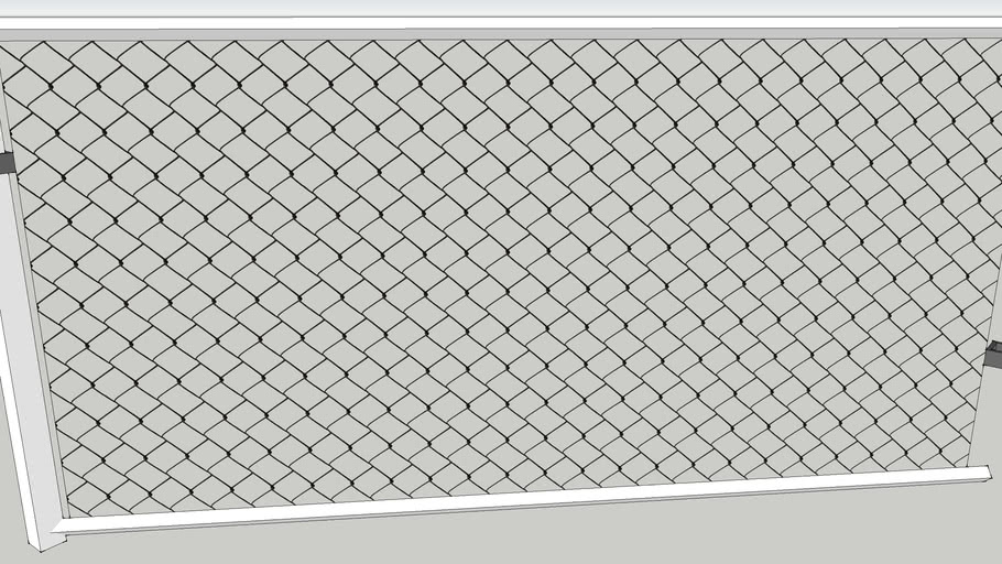 Low polygon chain link fence | 3D Warehouse