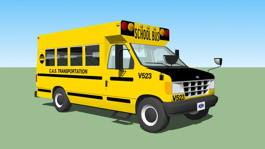 Van-Con (1995 Ford - CAS Transportation WU #V523) | 3D Warehouse