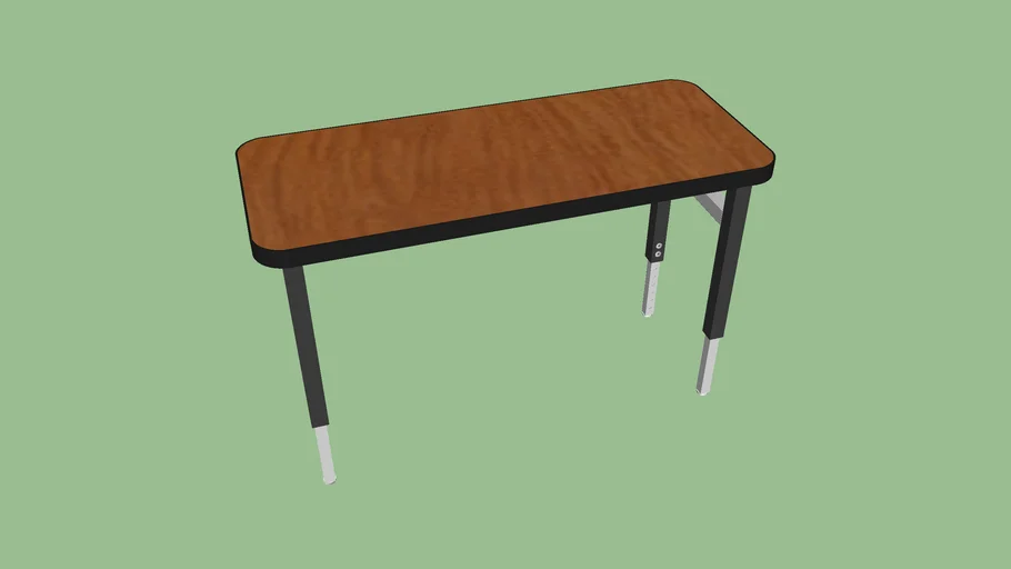 Classroom Table 48 x 20 | 3D Warehouse