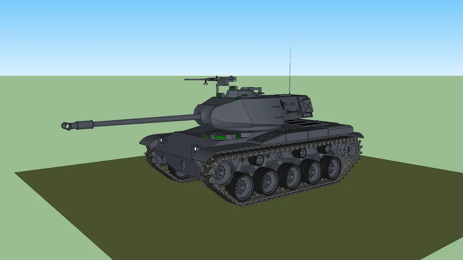 M41A1 Walker Bulldog | 3D Warehouse