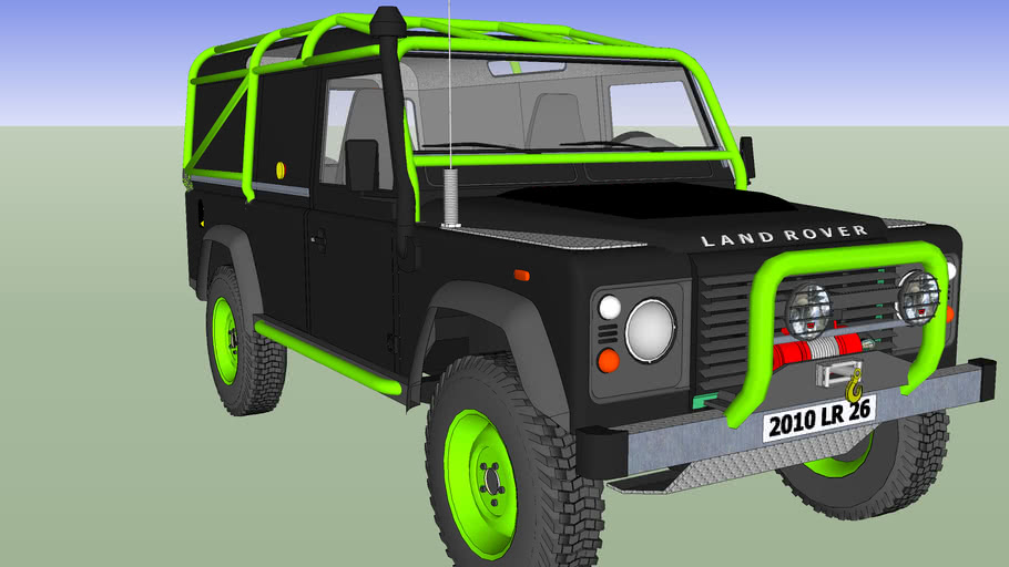 monster energy colour land rover | 3D Warehouse