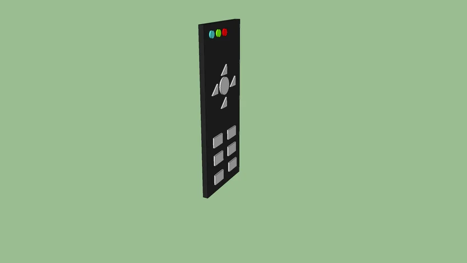 TV Remote | 3D Warehouse