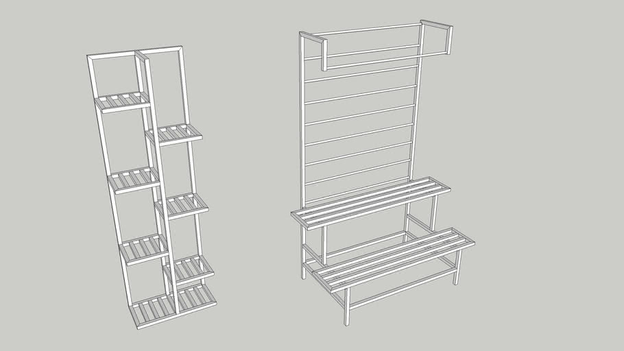 Tree racks 1 | 3D Warehouse