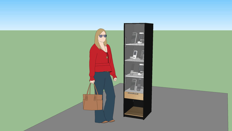 Display Cabinet | 3D Warehouse