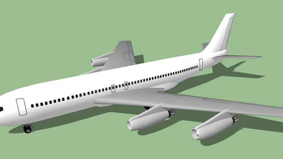 Template - Boeing 707-120/227 | 3D Warehouse