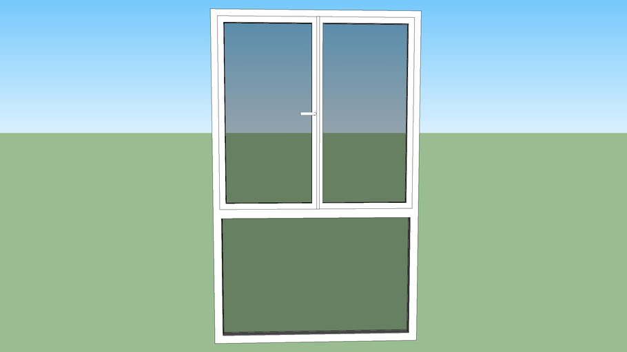 Window pvc double glazing | 3D Warehouse