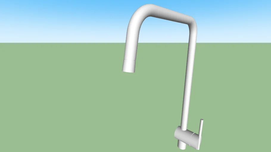 Chrome kitchen faucet | 3D Warehouse