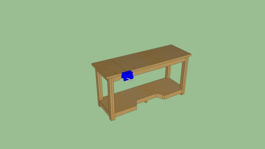 Woodworking Workbench | 3D Warehouse