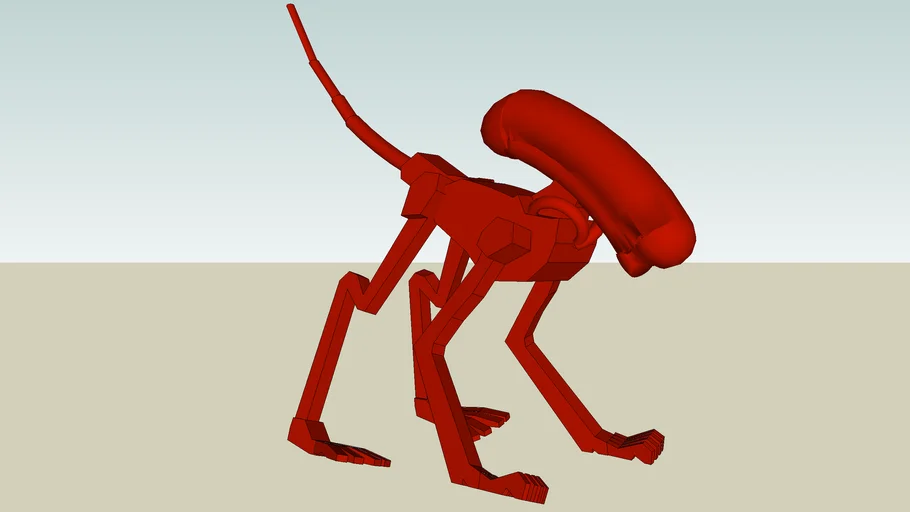 Dog Burster alien | 3D Warehouse