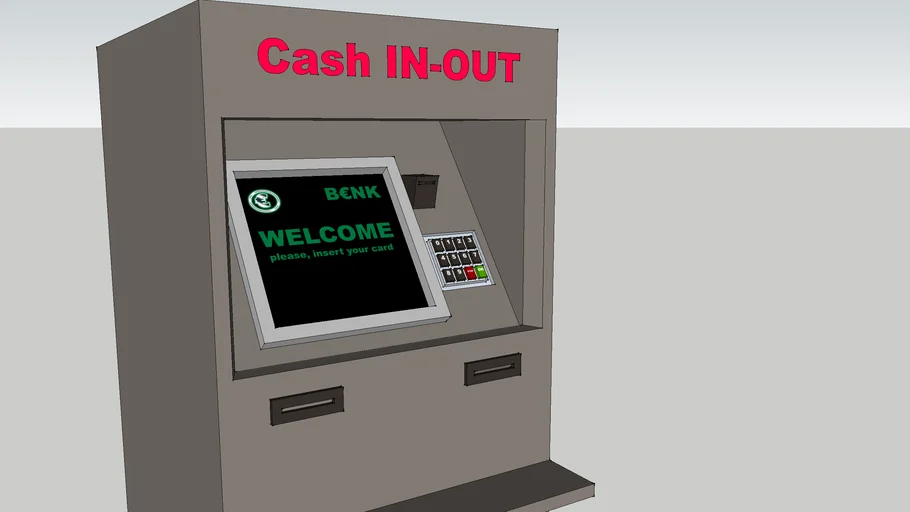 Cash machine | 3D Warehouse