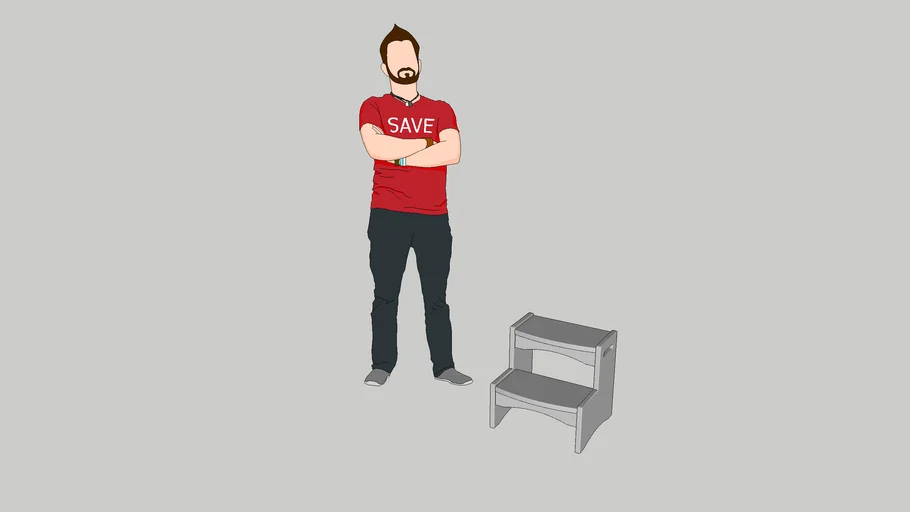 Step Stool | 3D Warehouse