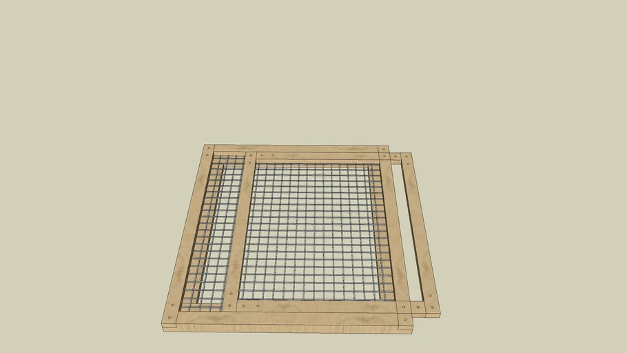 Mesh Wire Panel | 3D Warehouse