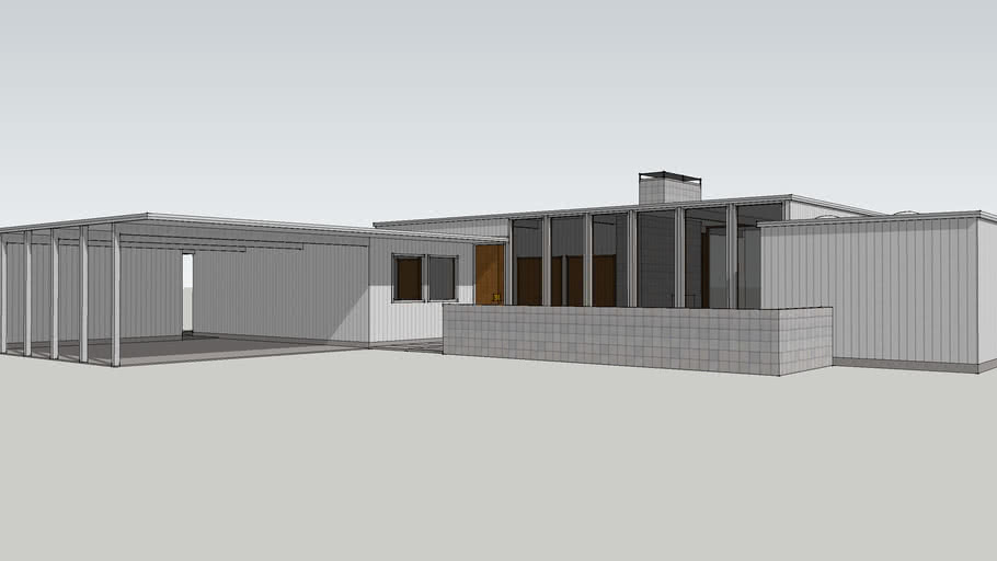 Mid-century Modern House | 3D Warehouse
