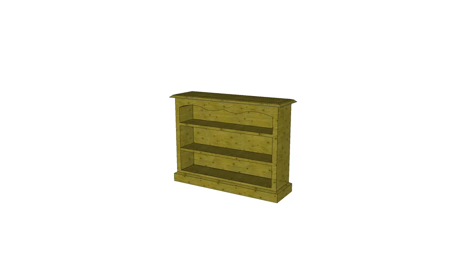 Simple Wooden Bookshelf | 3D Warehouse