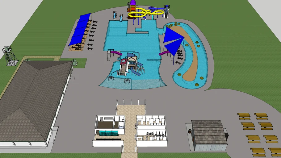 Pinecrest Pool | 3D Warehouse