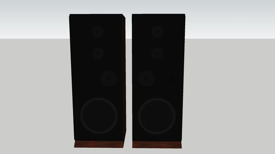 Vintage speaker set | 3D Warehouse