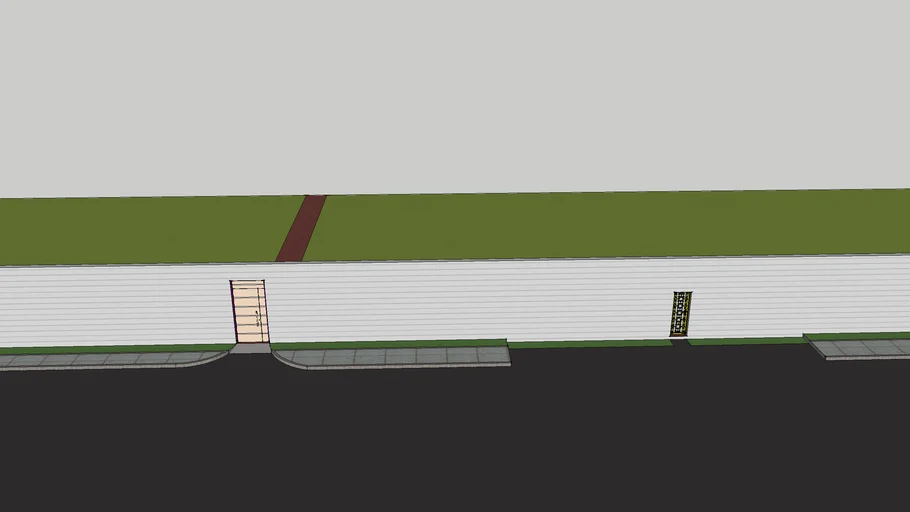 modern gates | 3D Warehouse