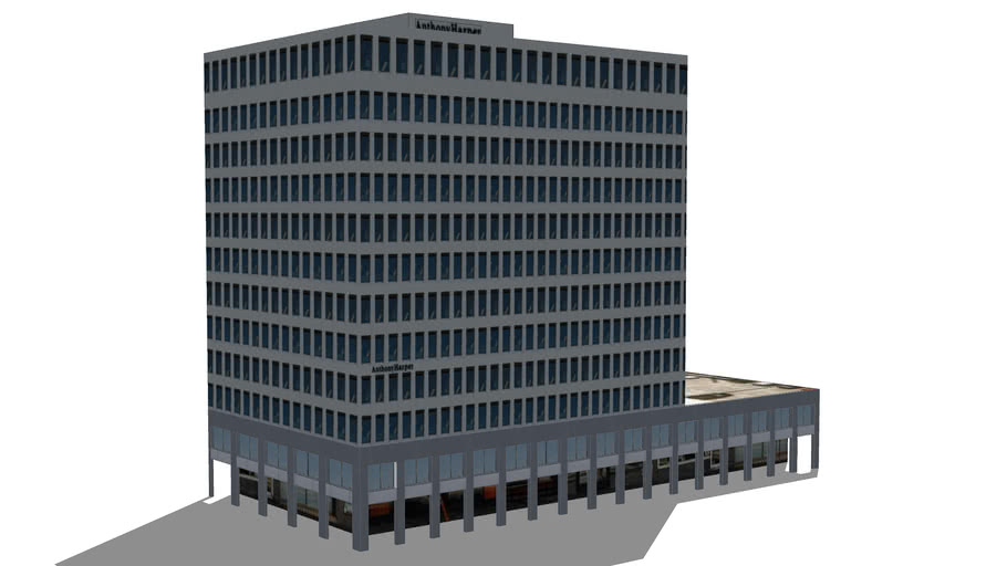 Anthony Harper Building, Cathedral Square, Christchurch, NZ | 3D Warehouse