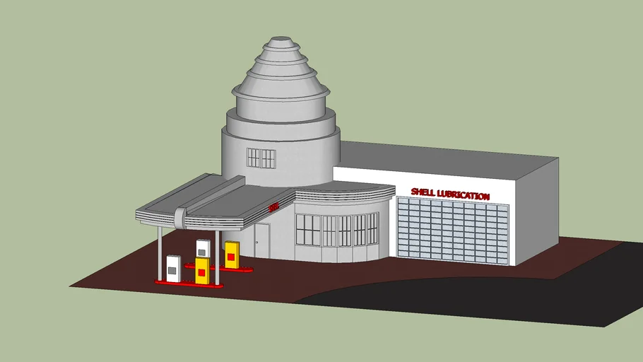 Gas Station | 3D Warehouse