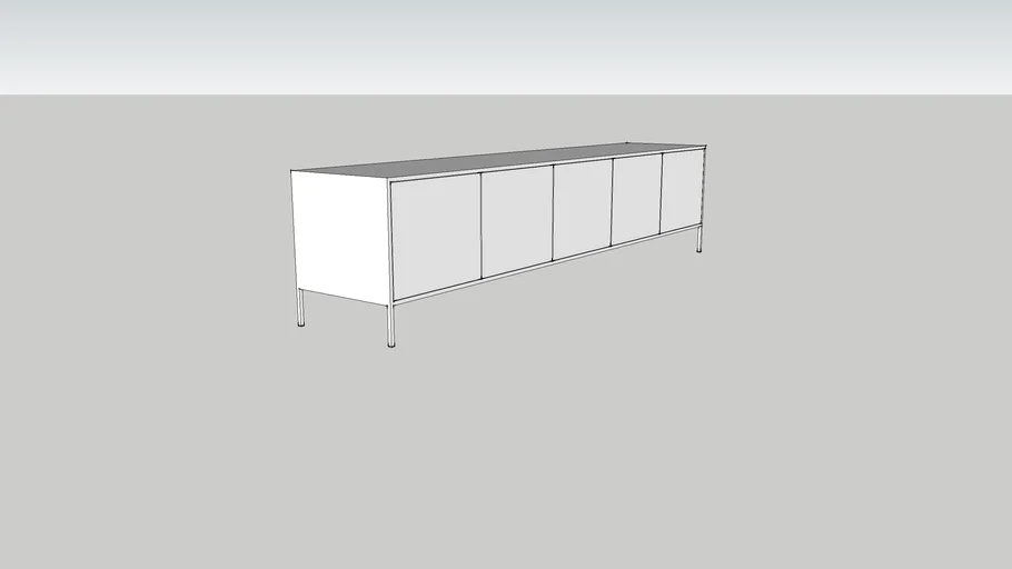 AR+ white cabinet | 3D Warehouse