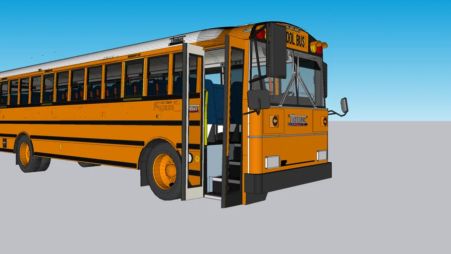 2000 Thomas Saf-T-Liner MVP ER school bus (FL spec) (High headroom ...
