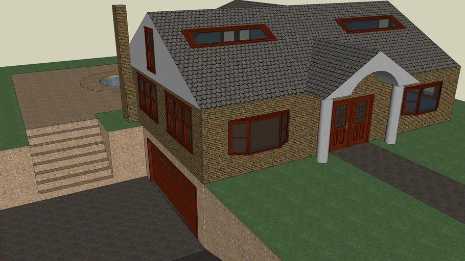 Small Brick House | 3D Warehouse