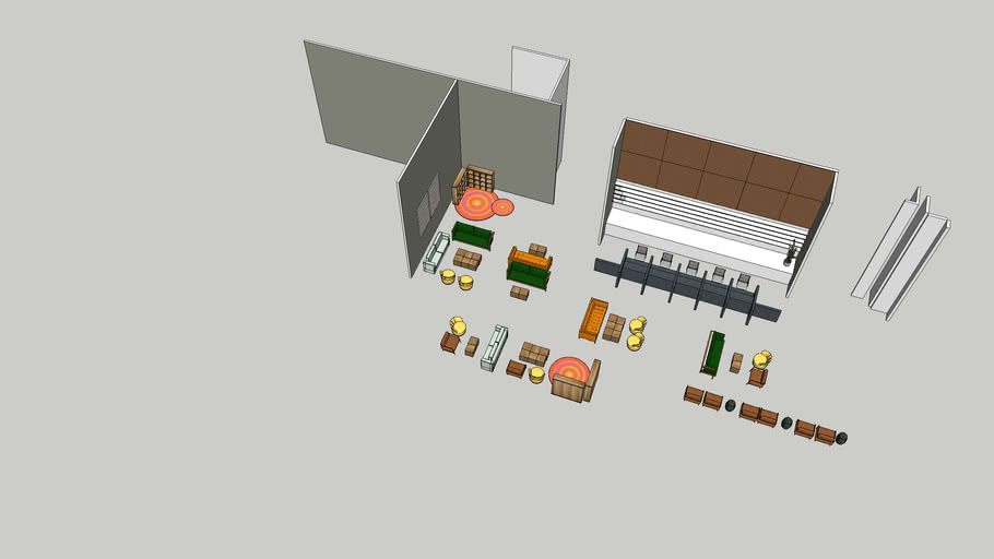 Lobby render | 3D Warehouse