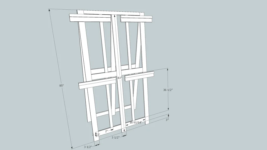 Artist's Easel | 3D Warehouse