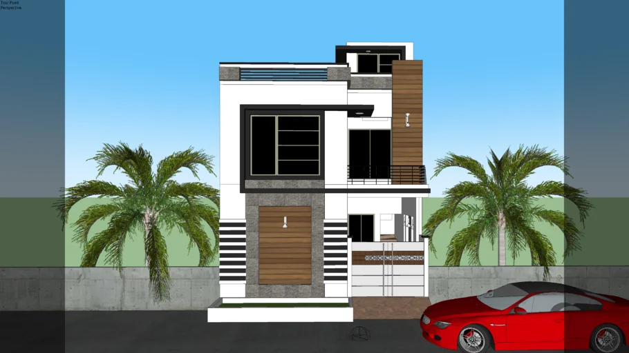 Small House Elevation | 3D Warehouse