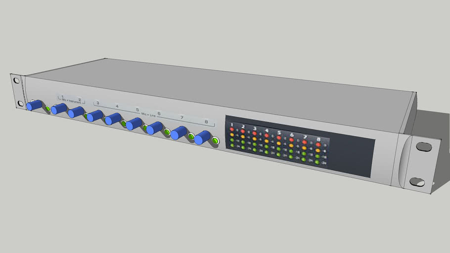 Presonus Digimax D8 | 3D Warehouse