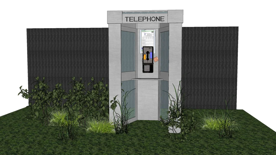 telephone booth | 3D Warehouse