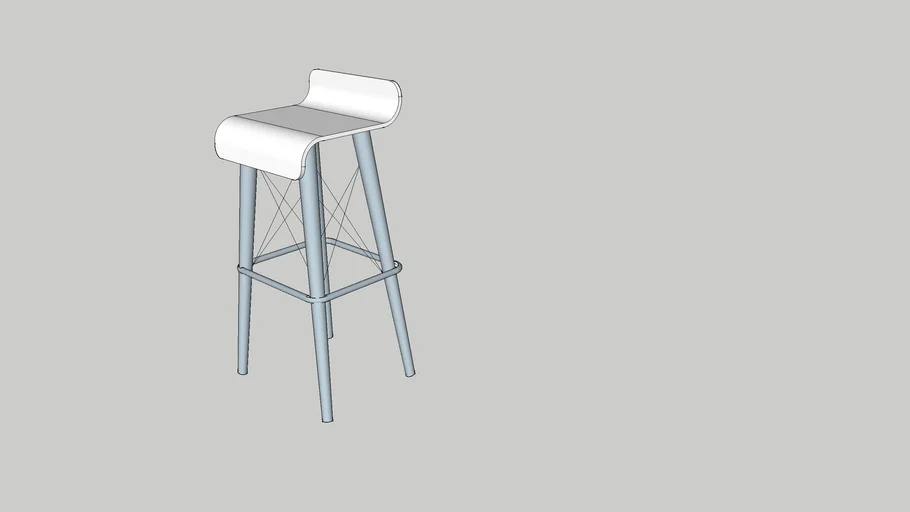 chaise de bar | 3D Warehouse