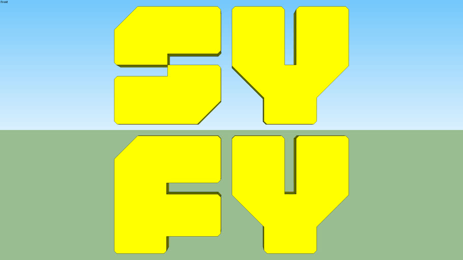 Syfy logo 2017 | 3D Warehouse