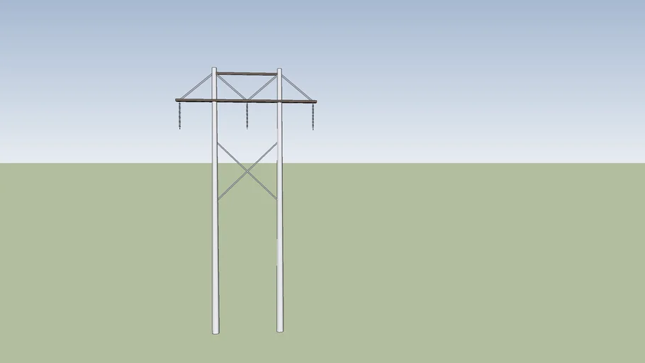 Metal H Frame | 3D Warehouse